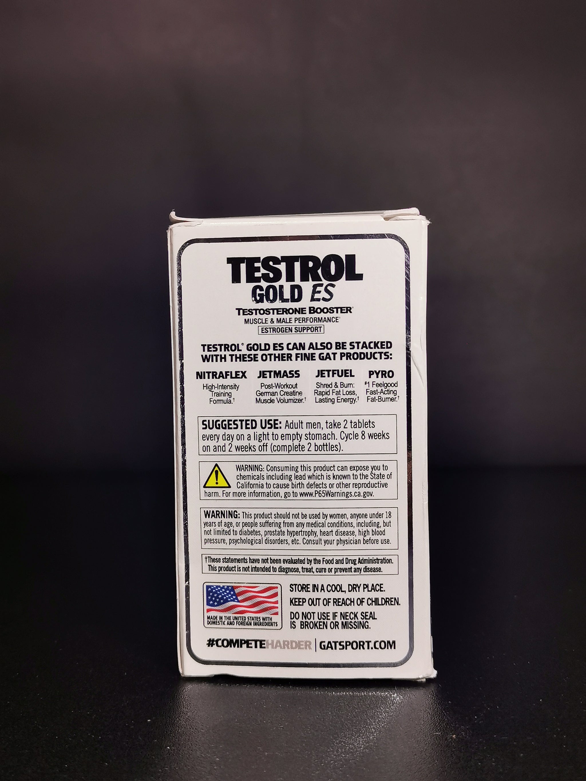 Testrol Gold ES GAT 30 SERVICIOS 60 TABLETAS – suplementos-vikingo-gt