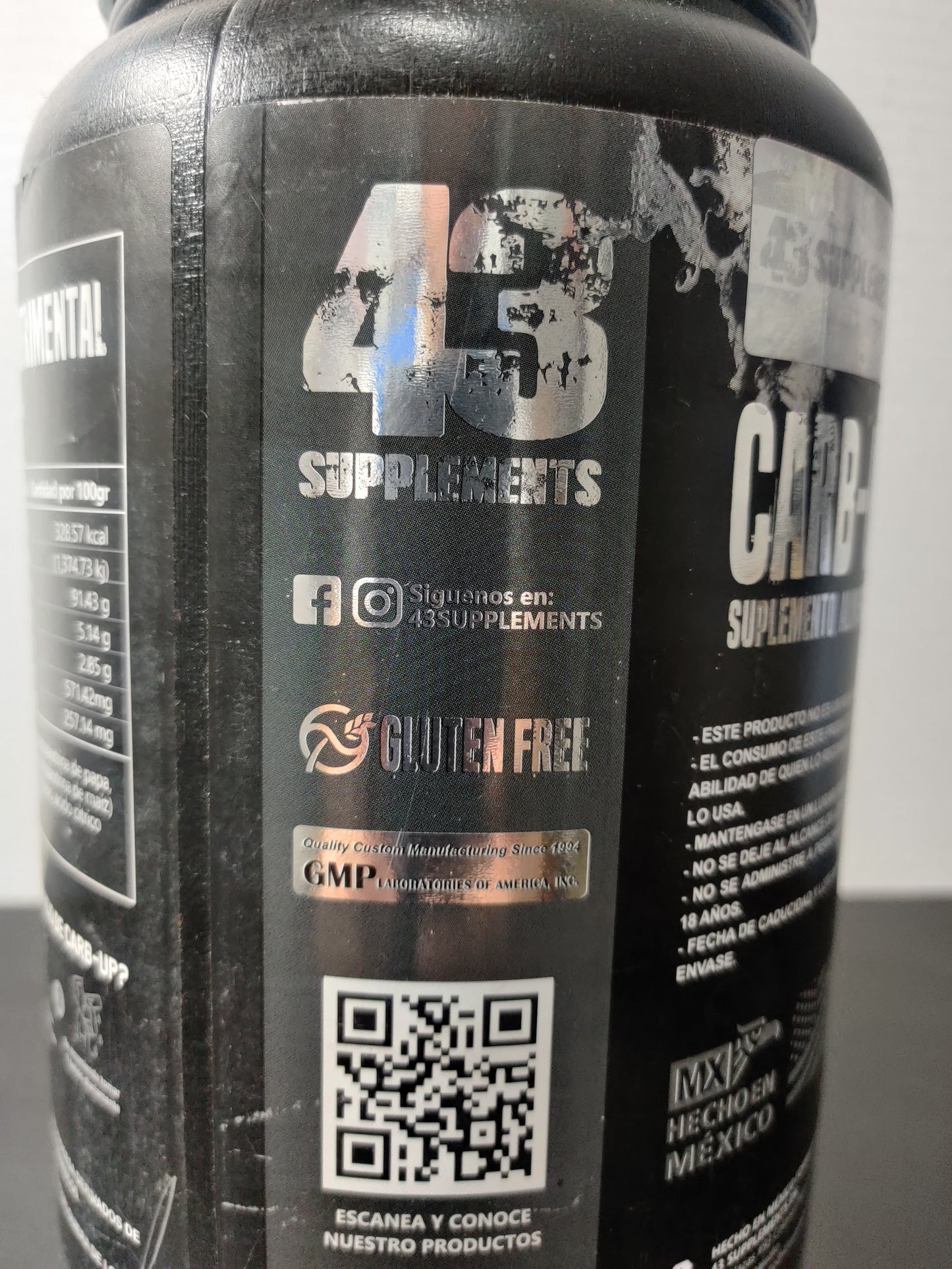 CARB-UP 43 SUPPLEMENTS 115 SERVICES 1.8KGS (4LBS) – suplementos-vikingo-gt