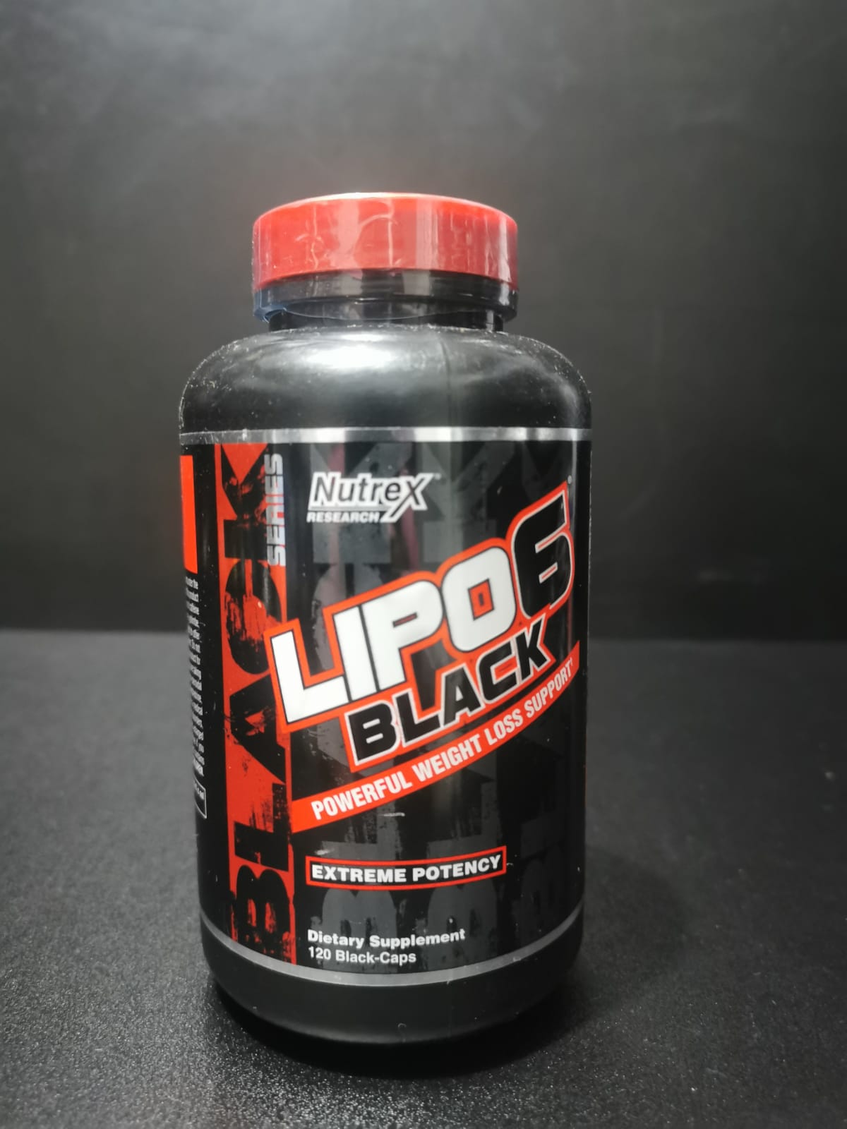 LIPO 6 BLACK EXTREME POTENCY "ROJO" NUTREX RESEARCH 120 CAPS ...
