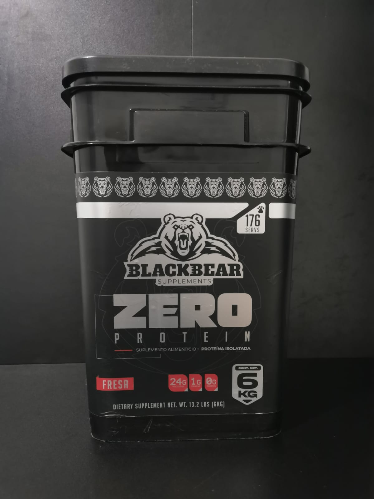ZERO PROTEIN HYDROLIZED BLACKBEAR CUBETA 176 SERVIDAS 6KGS ...
